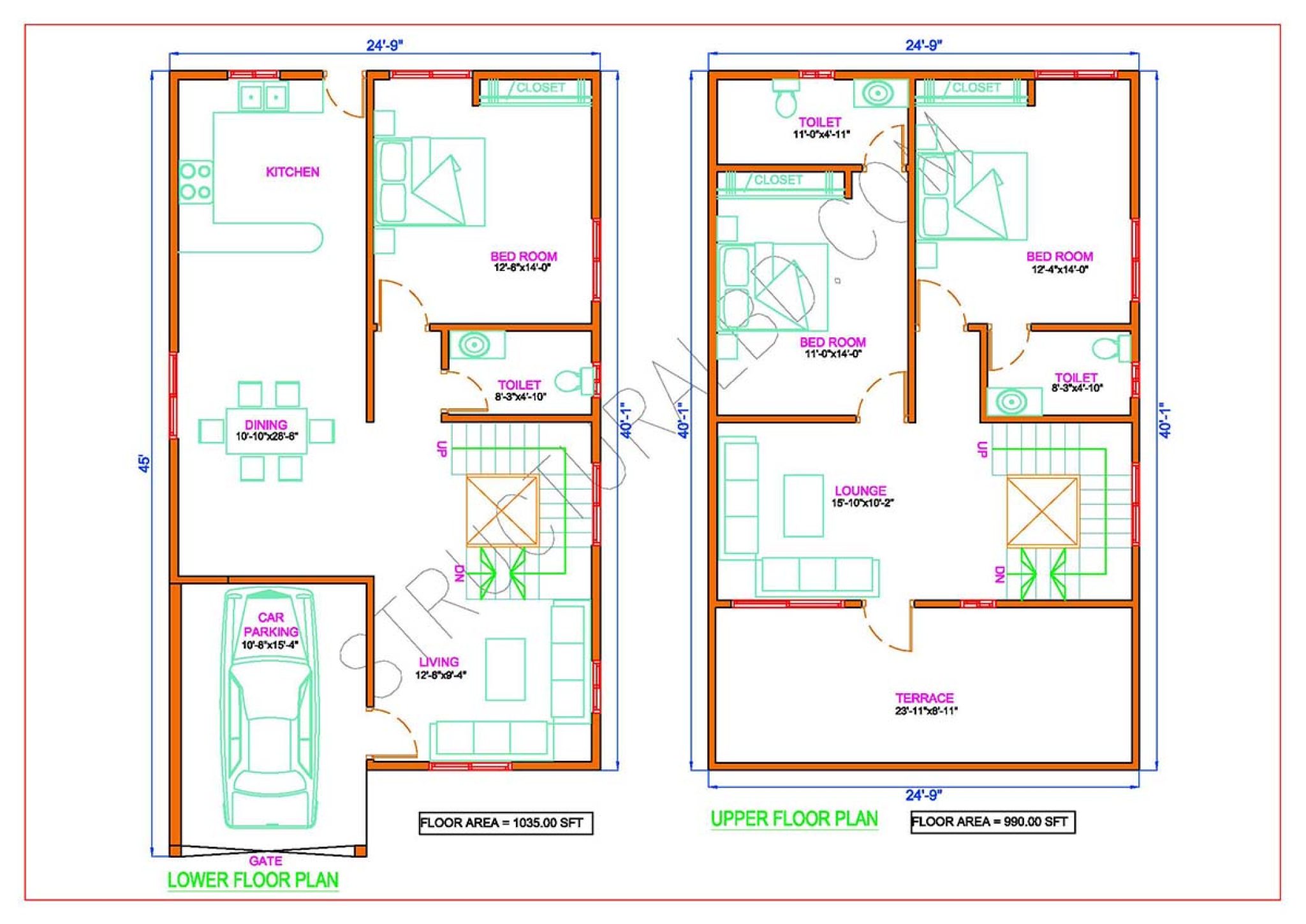 Best Simple Duplex House Plans Free Download